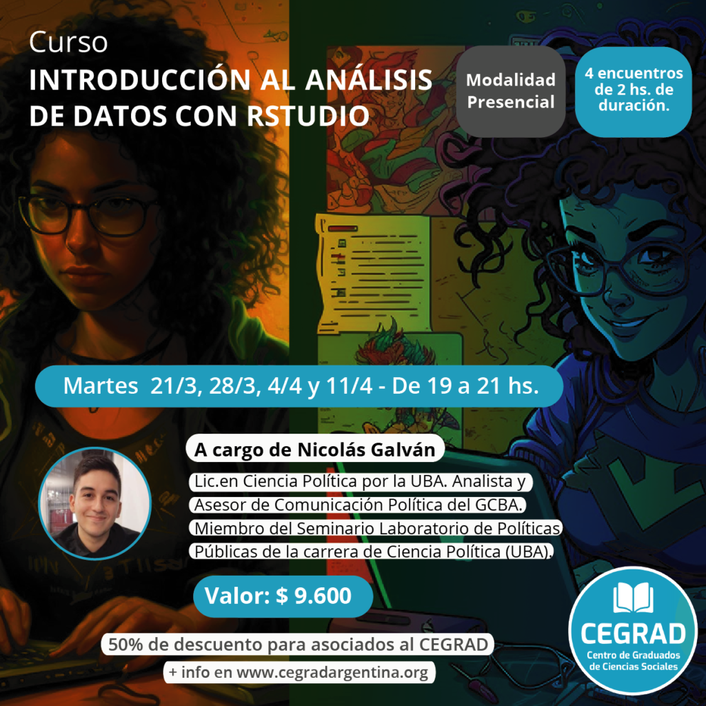 Introducción al análisis de datos con Rstudio - cegrad argentina