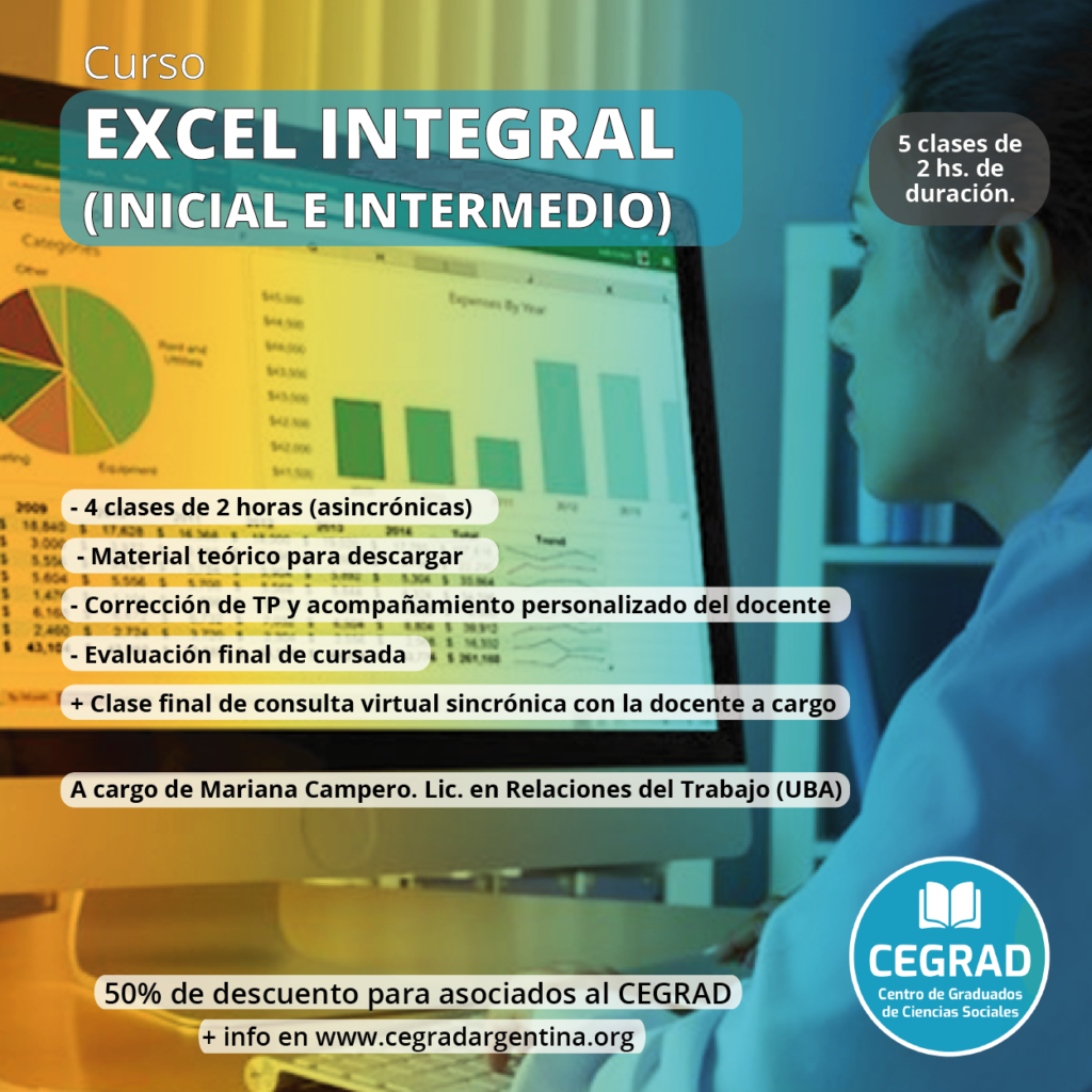 Excel Integral (Inicial e Intermedio) - cegrad argentina